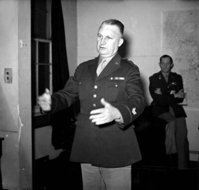 England A picture Major General William Key US Army Provost Mar- 1942 ...