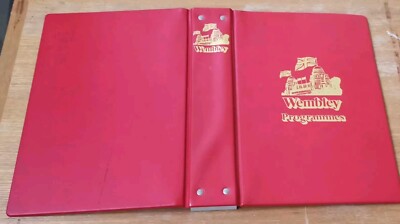 Wembley programme Binder | eBay UK