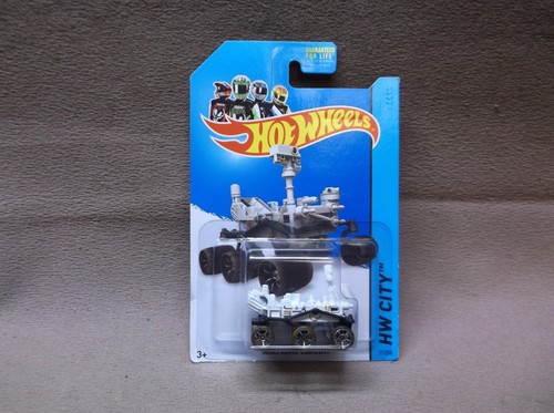 HOT WHEELS 2014 #71 WHITE MARS ROVER CURIOSITY NASA SPACE ROBOT JPL ...