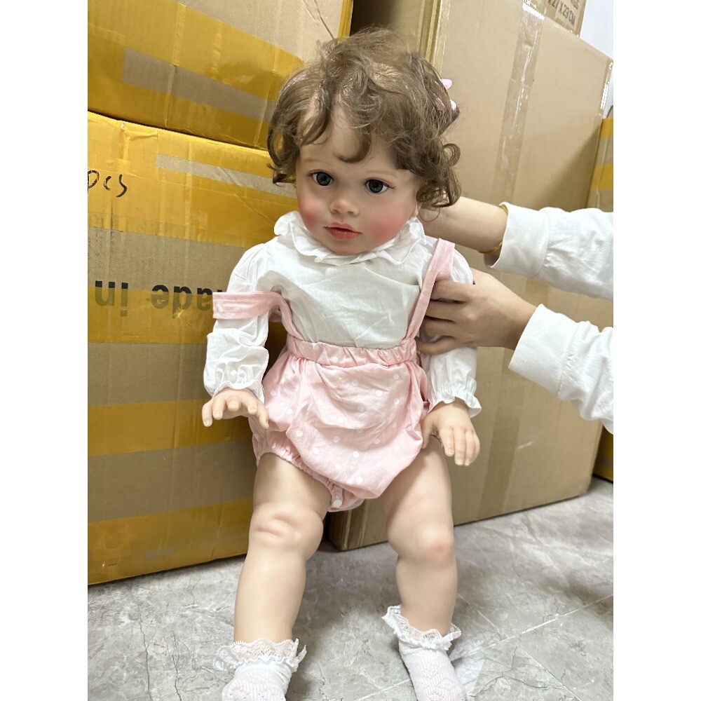66CM Already Painted Finished Doll Reborn Toddler Pippa Huge Baby Size ...