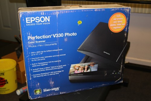 Epson Perfection V330 Flatbed Photo Color Scanner Film WIN MAC New ...