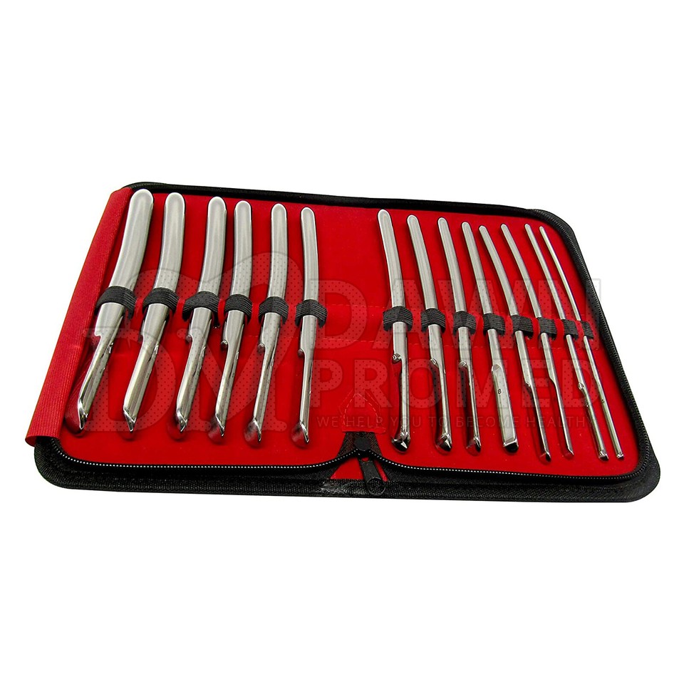 14 Pcs Hegar Dilator Set Medical Uterine Urethral Diagnostic OB/GYN ...