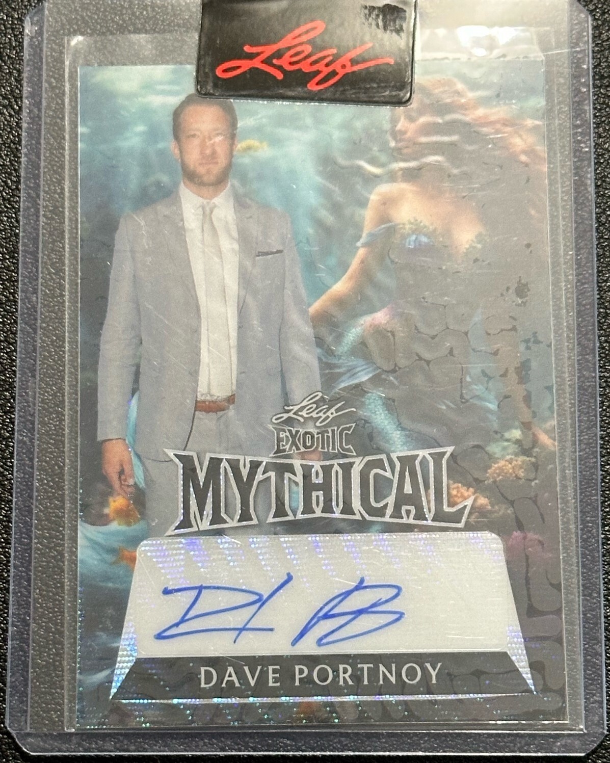 DAVE PORTNOY 2024 LEAF EXOTIC MYTHICAL MERMAID WAVE AUTO TRUE 1/1 ...