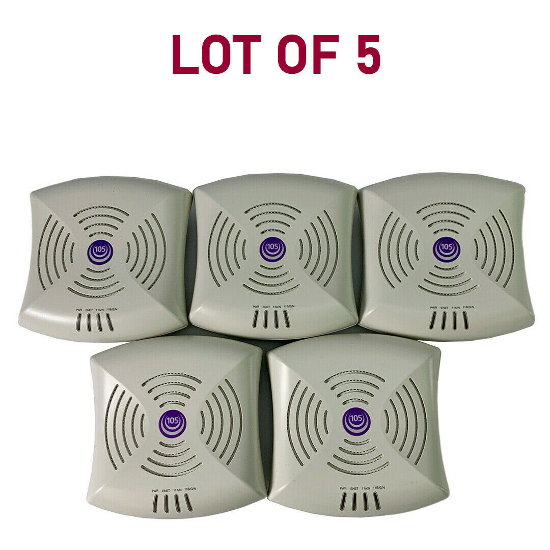 LOT OF 5 Aruba Networks AP-105 ARU-AP105 Dual Band Wireless Access ...