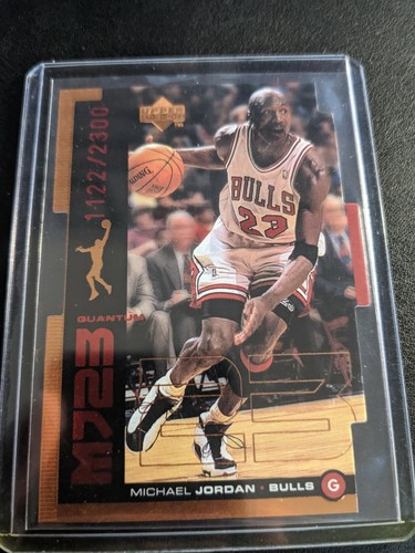 1998-99 Upper Deck Quantum MJ23 Die Cut SP /2300 Michael Jordan Bulls ...