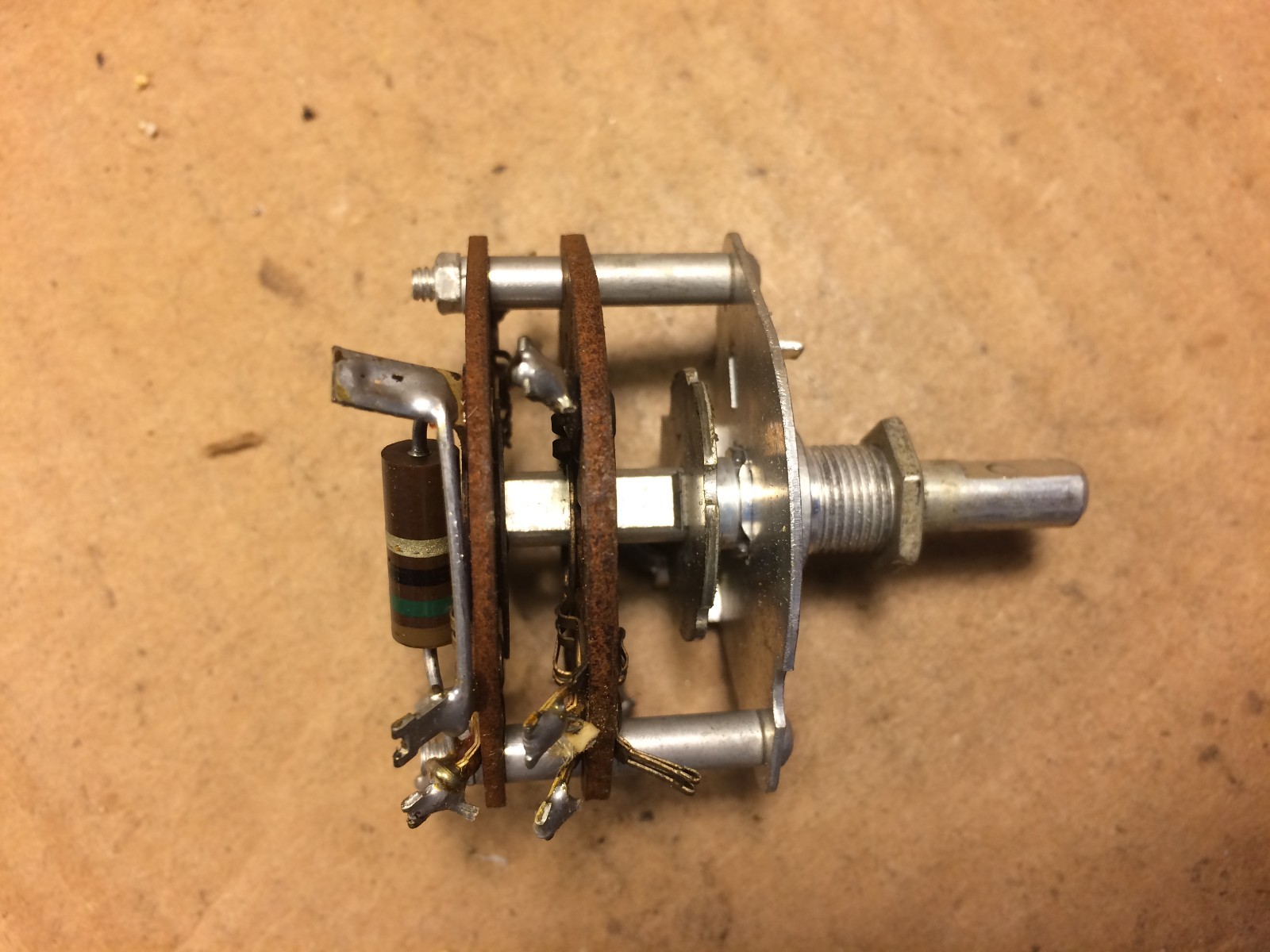 Vintage 2-Pole 6 Position Rotary Switch for Ham Radio Tube Amplifier ...