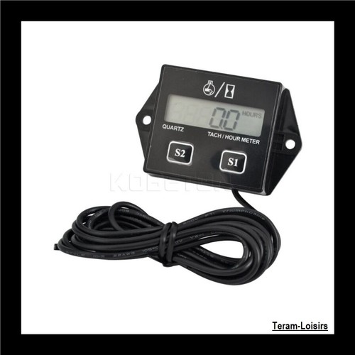 Counter Hours + Diet Engine Dirt Bike Quad Atv Boat Jet Ski Black ...