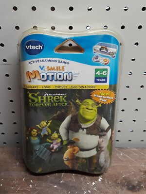 NEW NIP Vtech V.Smile V Smile Motions ~ SHREK FOREVER AFTER ~ Learning ...