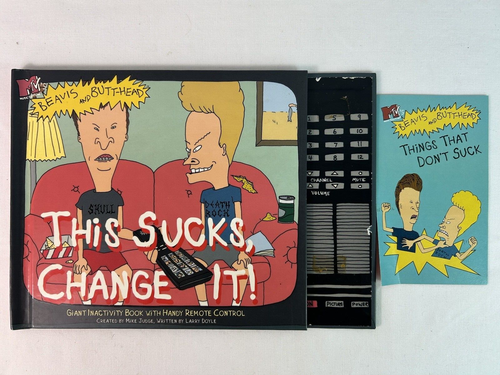 VTG MTV's Beavis and Butthead This Sucks, Change It! Larry Doyle 1995 ...