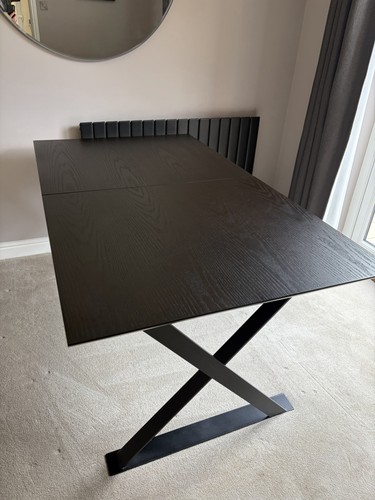 Dining Table Danetti Nala Dark wood | eBay UK