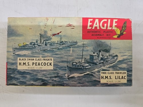 EAGLE 1/1200 HMS PEACOCK & HMS LILAC SHIP SERIES MODEL KIT VINTAGE ...