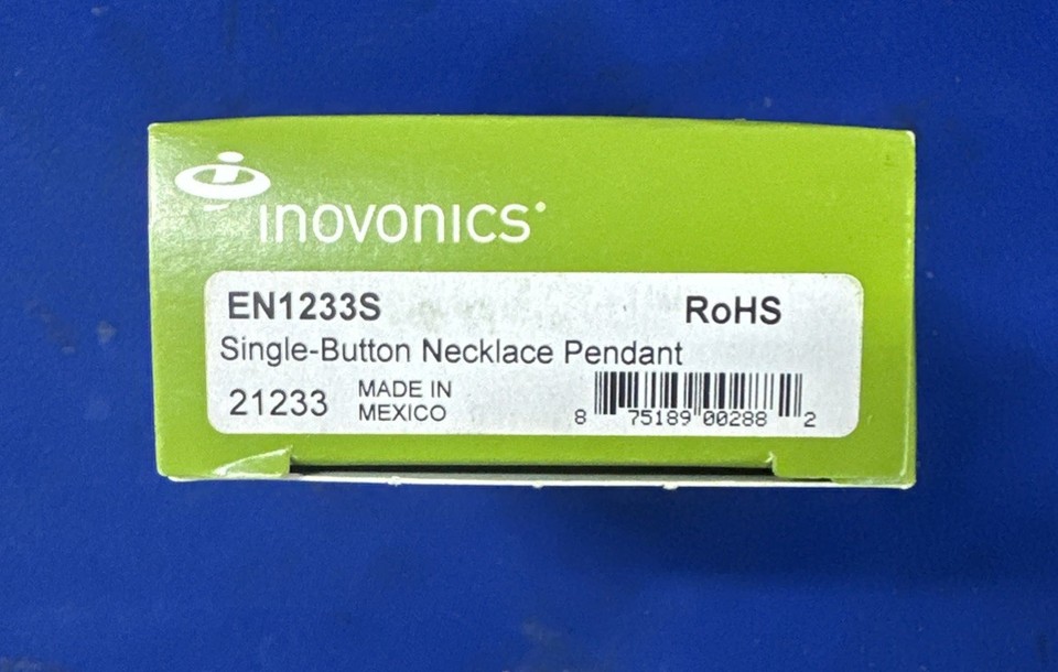 Inovonics EN1233S Single-Button Belt Clip Pendant Transmitter | eBay