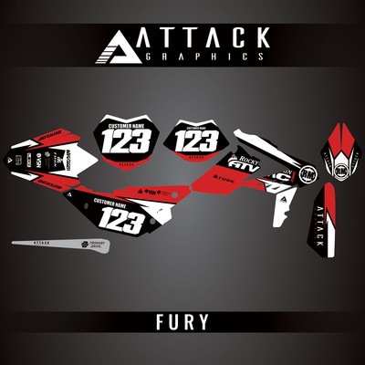 Attack Graphics Custom Fury Complete Bike Graphics Kit For Beta 430 RR ...