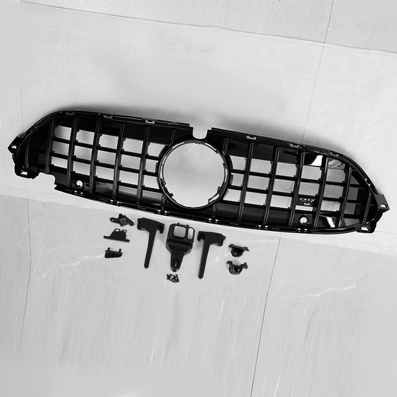 Gloss Black GT Front Bumper Grille For 2024-2026 Mercedes W236 C236 ...