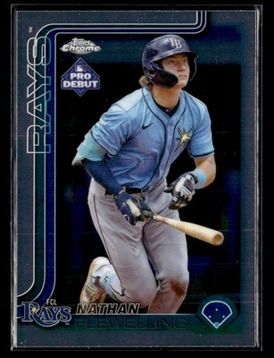 2025 Topps Pro Debut #PDC-106 Nathan Flewelling Chrome Card FCL Rays | eBay