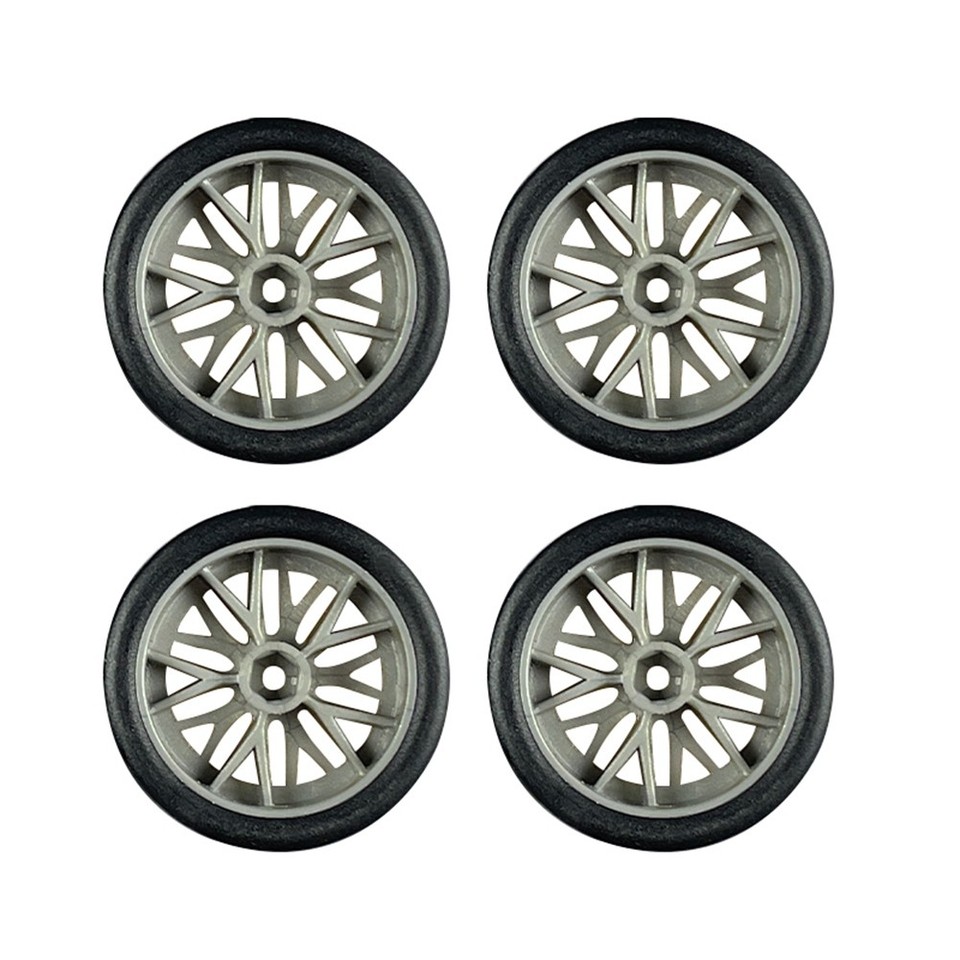 4 PièCes 32Mm RC Drift Tire Wheel Tire pour LDRC AE86 1/18 RC Car ...