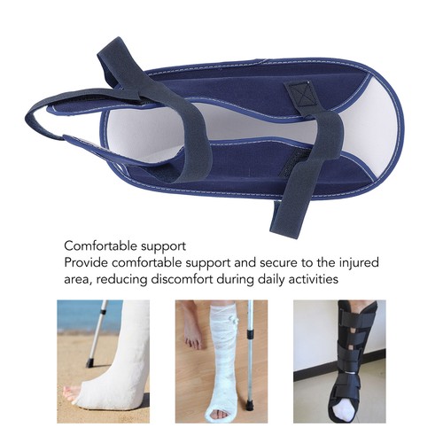 (ML: Inside 28cm)Plaster Cast Shoes Thick Soled Open Toe Heel Broken ...