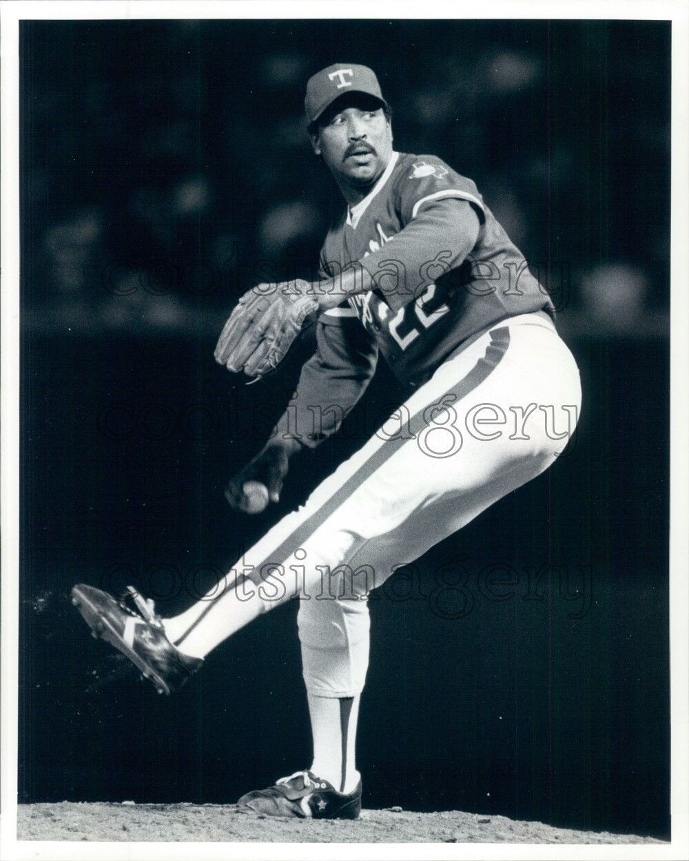 1984 ML Baseball Pitcher Jim Bibby Texas Rangers Press Photo | eBay