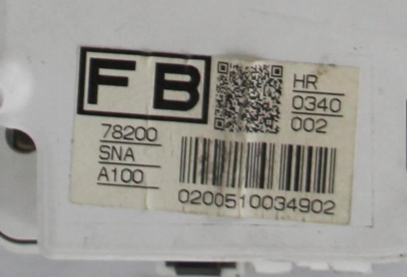 Speedometer Cluster Lower Tachometer And Odometer 2006-08 HONDA CIVIC ...