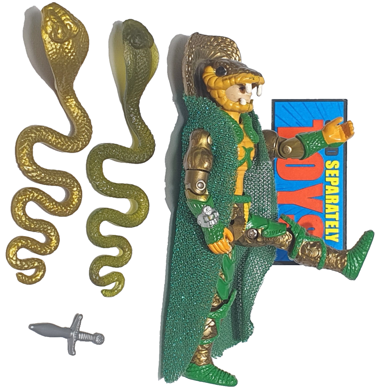 Vtg GI Joe SERPENTOR figure A v1 100% COMPLETE original 1986 Air ...