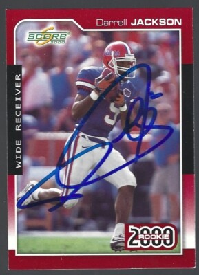2000 Score Football #299 Darrell Jackson IP autograph signed card | eBay