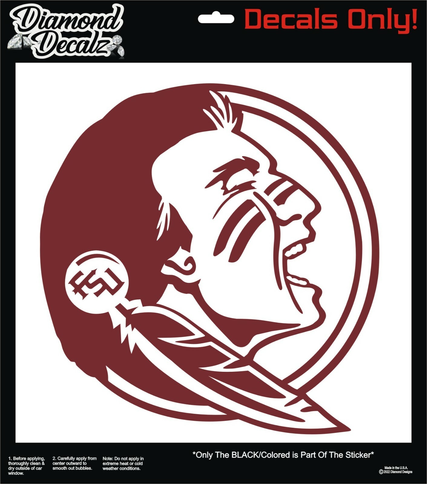 Florida State Seminoles Vinyl Decal SEC College Football Car Window ...