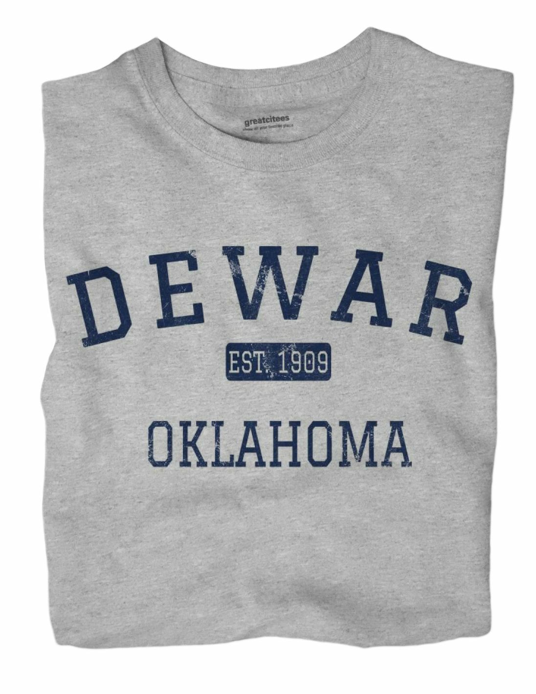 Dewar Oklahoma OK T-Shirt EST | eBay