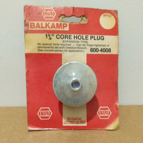Balkamp Core Hole Plug 1 5/8" | eBay