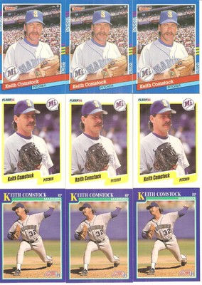 27 CARD KEITH COMSTOCK BASEBALL CARD LOT 678 | eBay