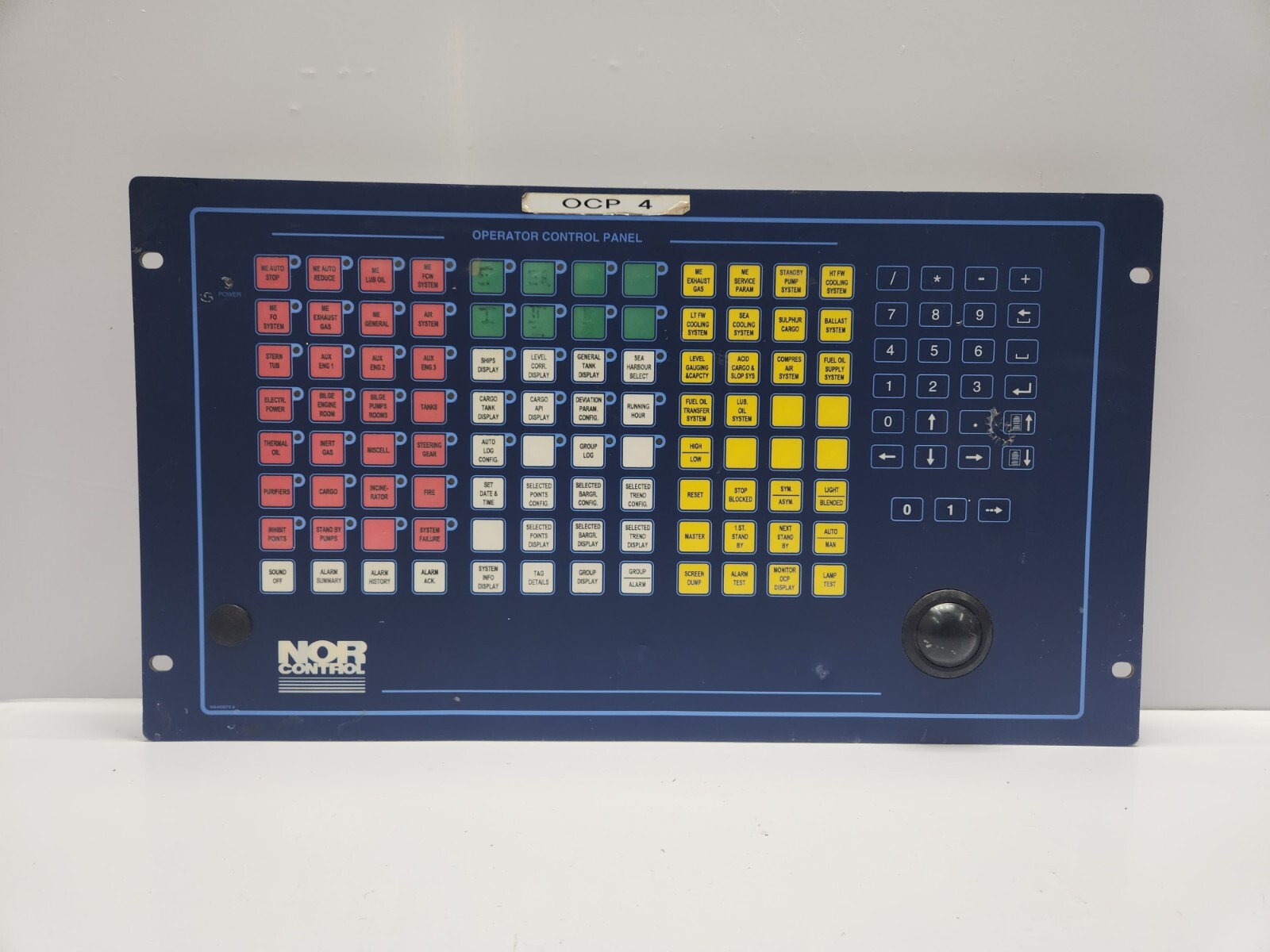 KONGSBERG NORCONTROL OCP 8810 S2 PC/MCU OPERATOR CONTROL PANEL 8100127 ...