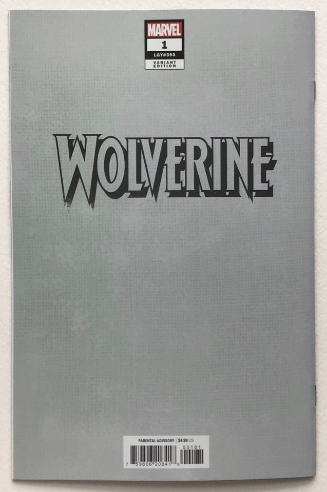 Wolverine 1 NM Pat Gleason Foil Variant Cover 2024 Will Combine ...