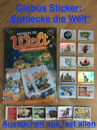 Globus Sticker 2019 Entdecke die Welt - 20 Sticker aus allen 150 ...