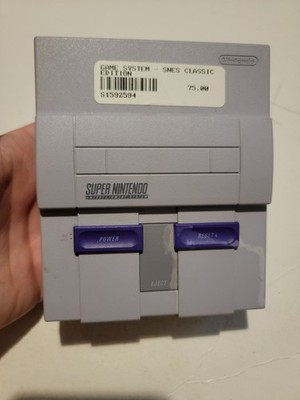 Super Nintendo Mini Classic Edition SNES Console CLV-201 No Cables No ...