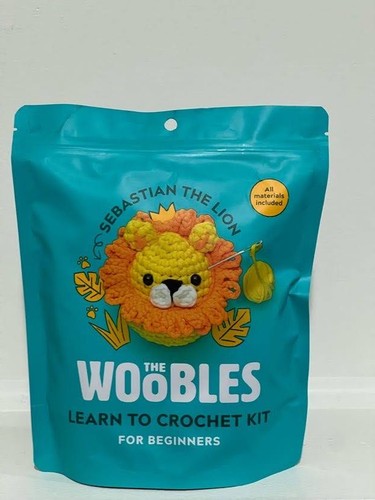 The Woobles - Sebastian the Lion Crochet Kit - New/Sealed! | eBay