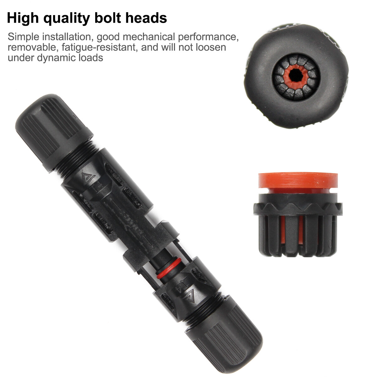 20Pcs Solar Cable Connectors 4mm-6mm 30Amp Waterproof Solar Panel Wire ...