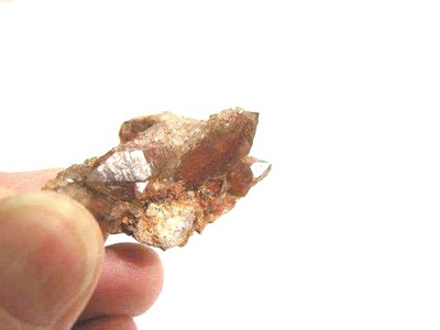 Red cactus quartz crystal cluster Rare 1.95x1 inch Tinjdad,Morocco b7 ...