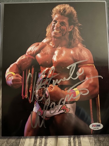 Ultimate Warrior Autograph Signed 8x10 Photo PSA/DNA Certified WWF WWE ...