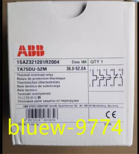 1PCS NEW IN BOX ABB thermal overload relay TA75DU-52M | eBay