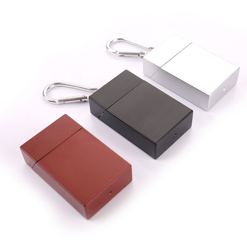 Fashion Portable Ashtray With lid Keychain Pocket Ashtray Mini Metal ...