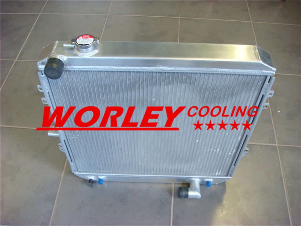 2ROW aluminum radiator for Toyota HILUX LN105 LN106 LN111 Diesel 2.8L ...