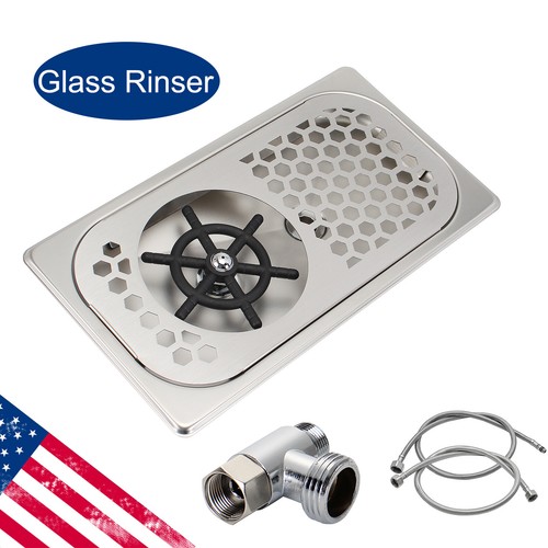 Glass Pitcher Rinser Cup Washer Drain Drip Tray Home Hotel Cafe Kitchen ...