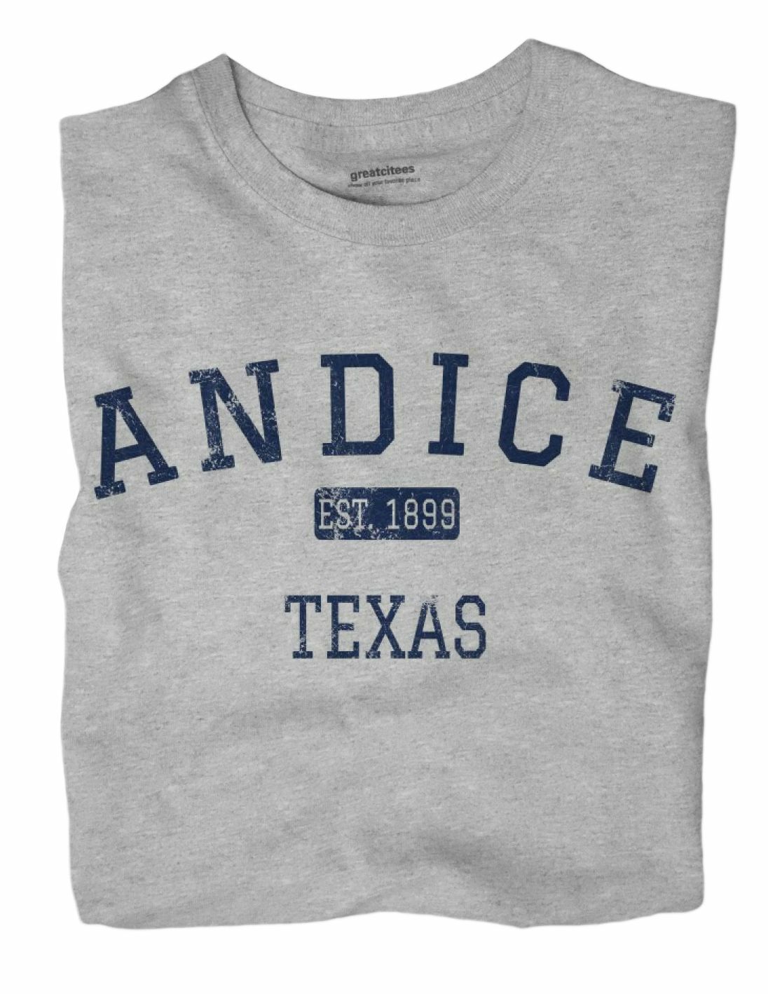 Andice Texas TX T-Shirt EST | eBay