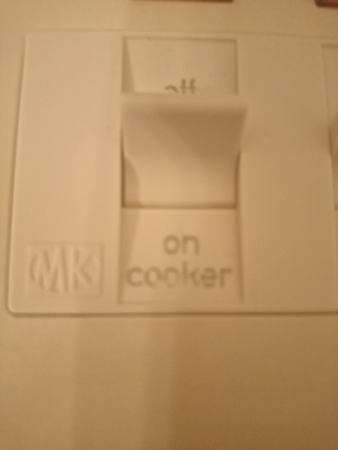 MK K5011 WHI 45 AMP DP COOKER CONTROL UNIT LOGIC PLUS Neon Boxed Switch ...