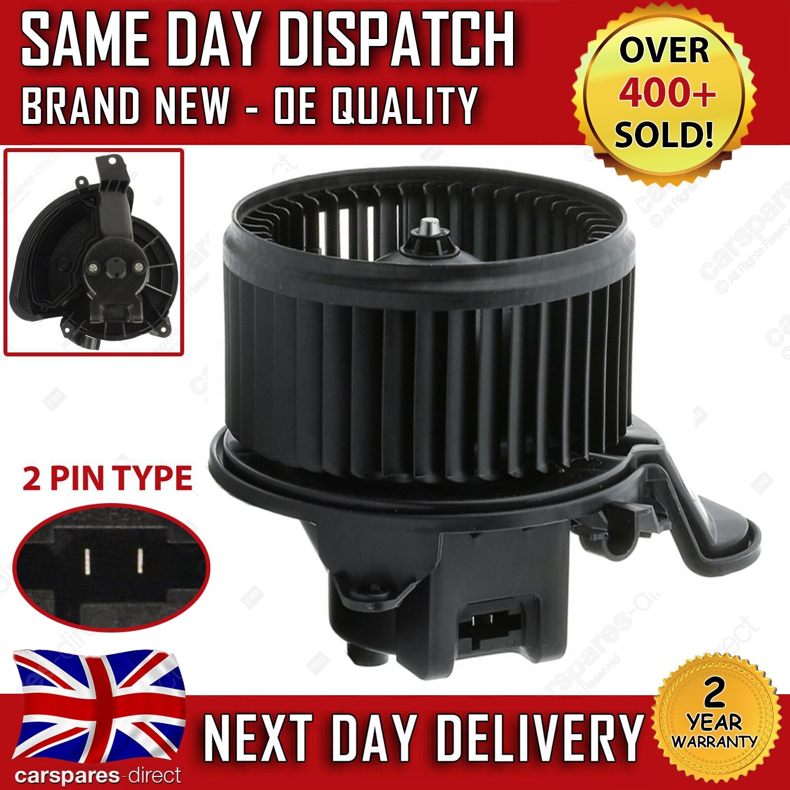 VAUXHALL CORSA D / CORSA E / CORSA ADAM / CORSAVAN HEATER BLOWER MOTOR ...