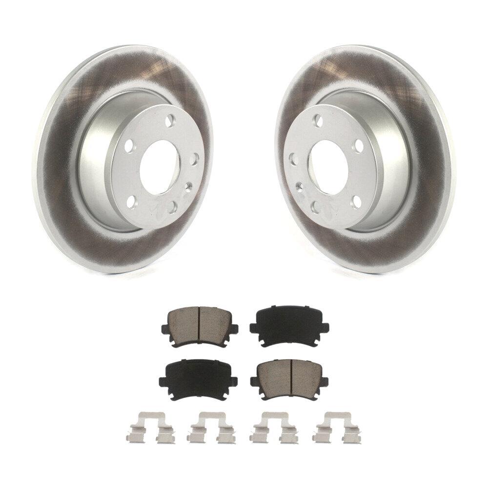 Disc Brake Rotors and Pads Kit for 11-16 Audi TT Quattro Rear of Car ...