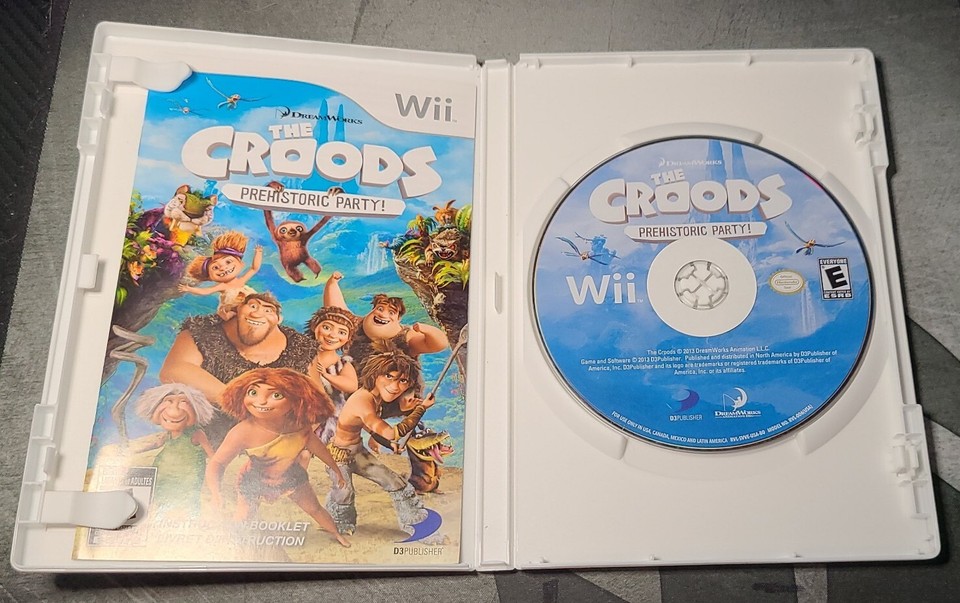 Nintendo Wii The Croods Prehistoric Party CIB Complete 879278340244 | eBay