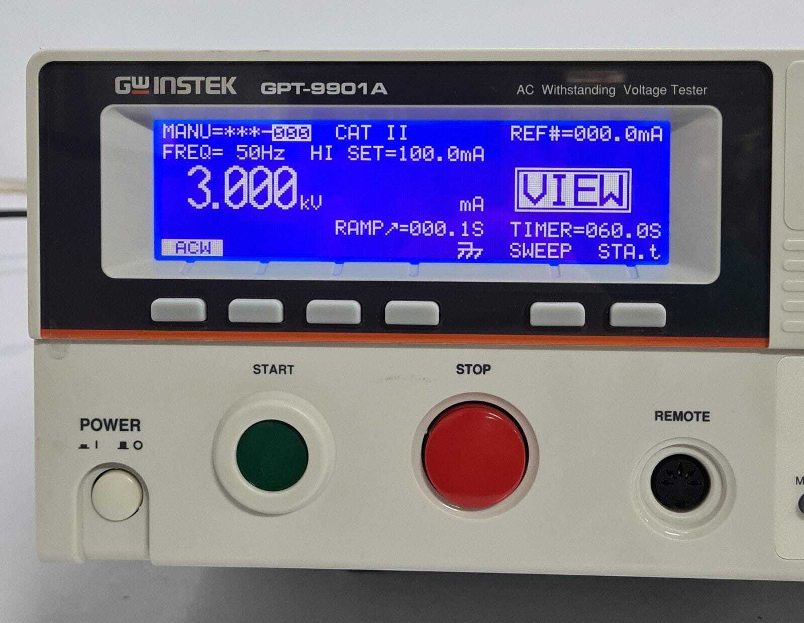 GW INSTEK GPT-9901A AC Withstanding Voltage Tester Safety Hi-Pot | eBay