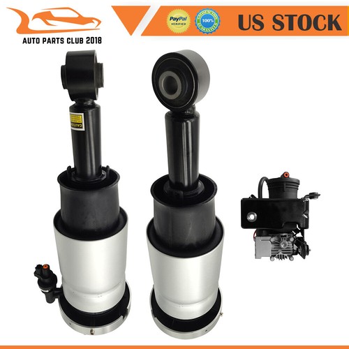 3x Air Suspension Rear Strut + Compressor For Lincoln Navigator Ford ...