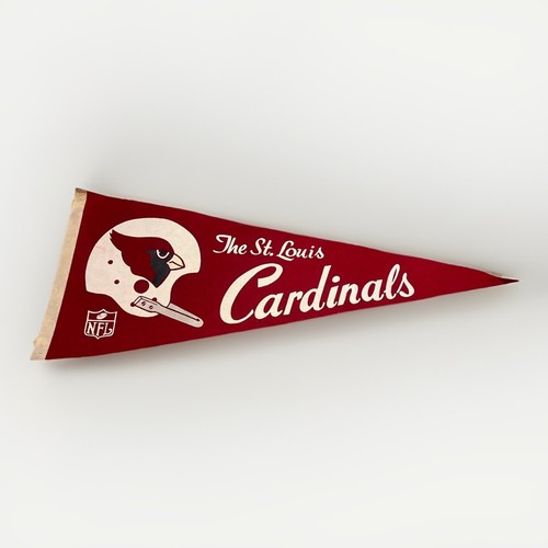 St. Louis Cardinals - VTG 1960’s Single Bar Helmet Design Pennant NFL ...