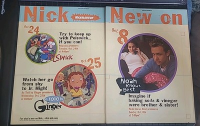 Nickelodeon Pelswick Ginger Noah Knows Best 2000 Print Ad 16x11 Great ...